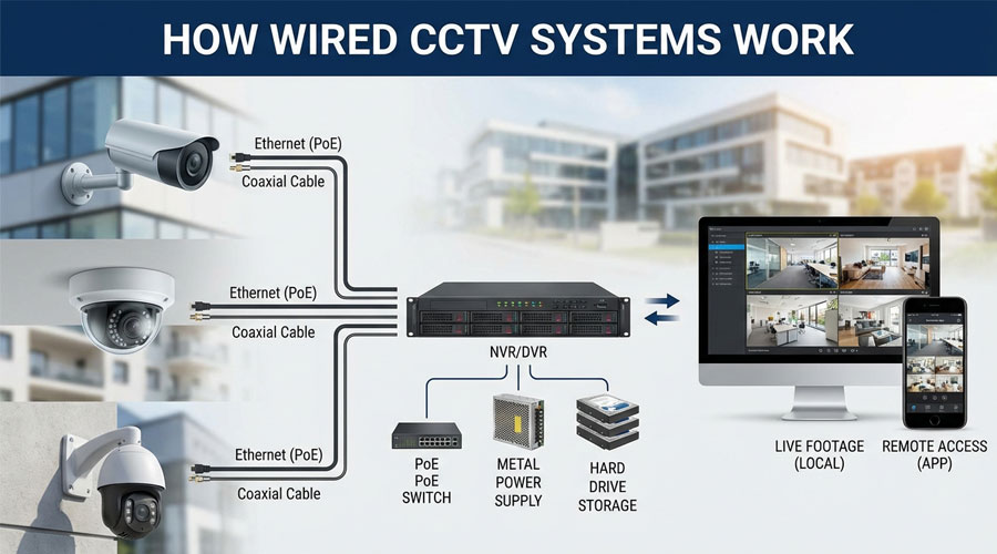 How Wired Security Cameras Work | Complete CCTV Guide for Installers ...